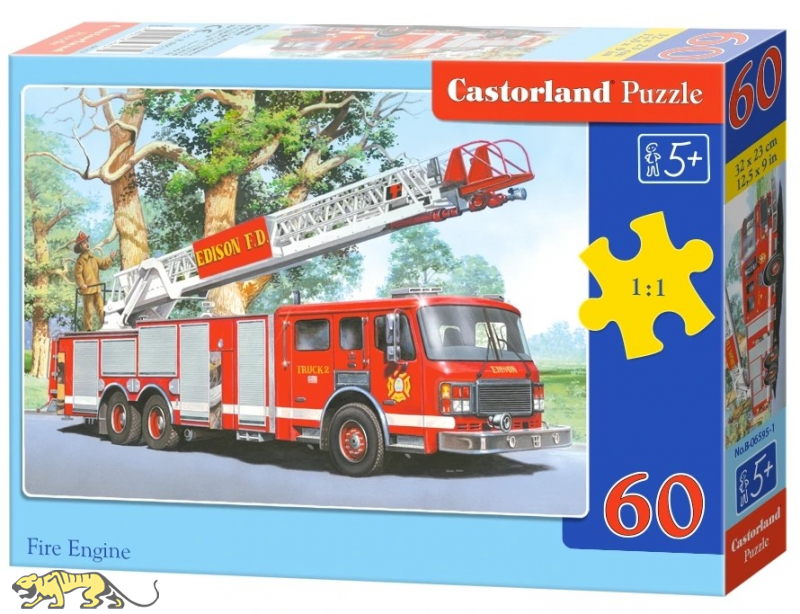 Fire Engine - Puzzle - 60pcs ( B-06595-1) - Axels Modellbau Shop
