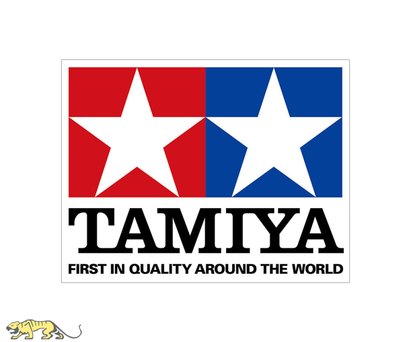 Tamiya TAMIYA - Logo Sticker - 115 x 90 mm (66748) - Axels Modellbau Shop