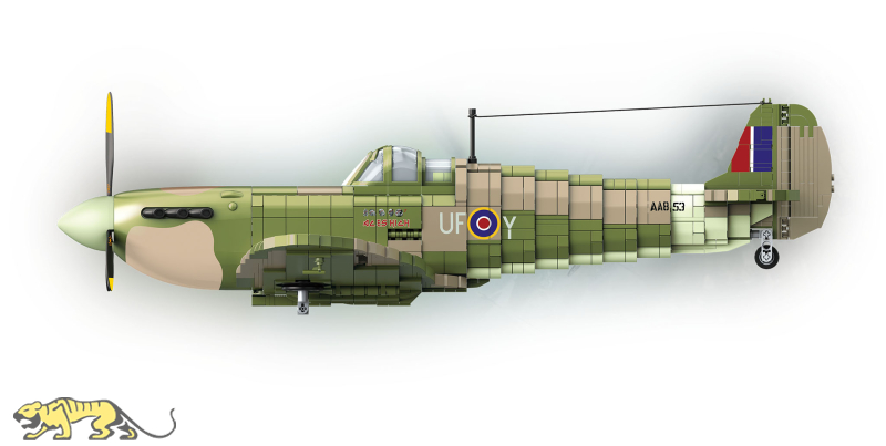 Revell Iron Maiden Spitfire MK.II Aces High - Brick System - 1/18 ...