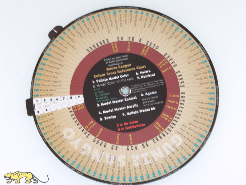 Gunze Sangyo Color Chart